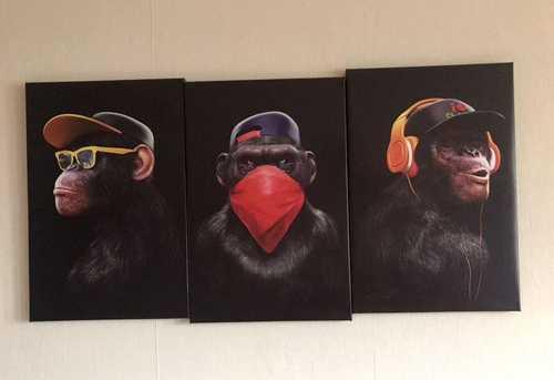 Картина с обезьянами