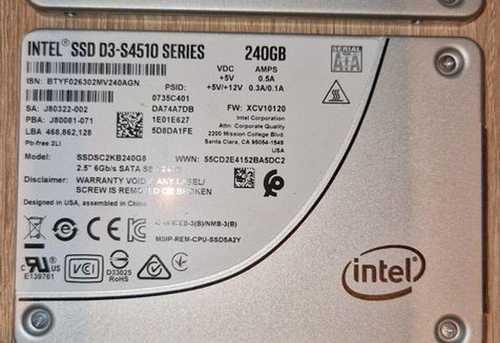 SSD Intel D3-S4510 240 Gb