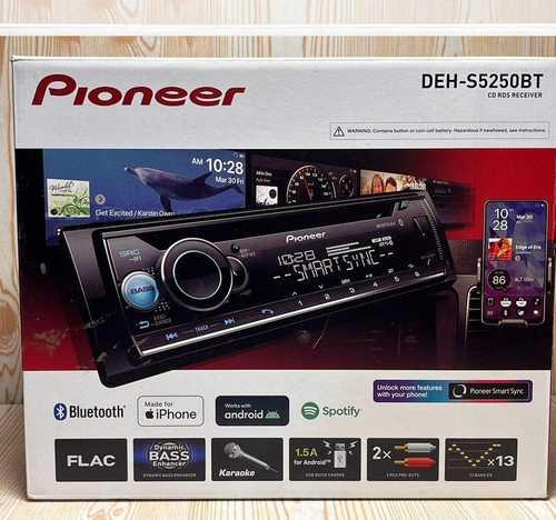 Магнитола Pioneer DEH-S5250BT