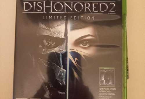 Игра для приставки xbox one DisHonored 2