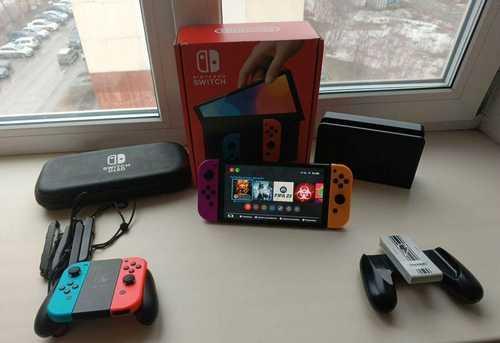 Прошитый Nintendo switch oled