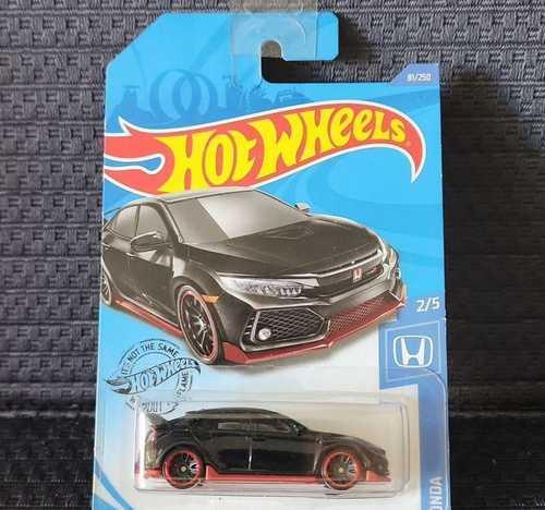 Hot Wheels 2018 Honda Civic Tpe R