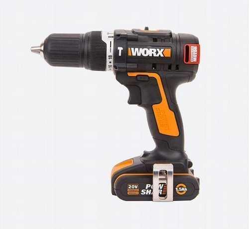 Дрель-шуруповерт ударная аккумуляторная worx WX367