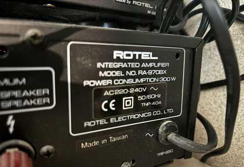 Усилитель rotel RA-970BX + проигрыватель rotel