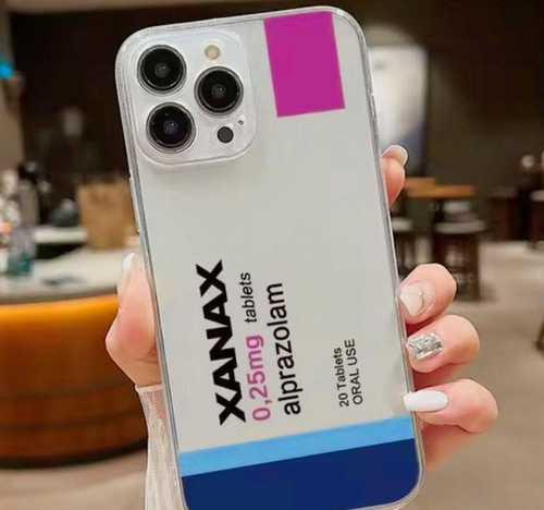 Чехол на iPhone "xanax"