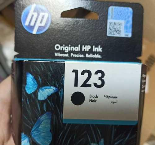 Картридж hp 123 черный