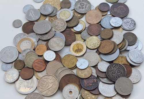 Монеты иностранные 147 шт