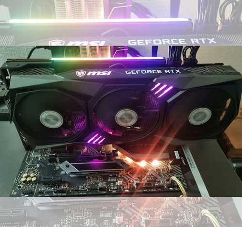 Видеокарта RTX 3070Ti/Msi Gaming X Trio/пломба