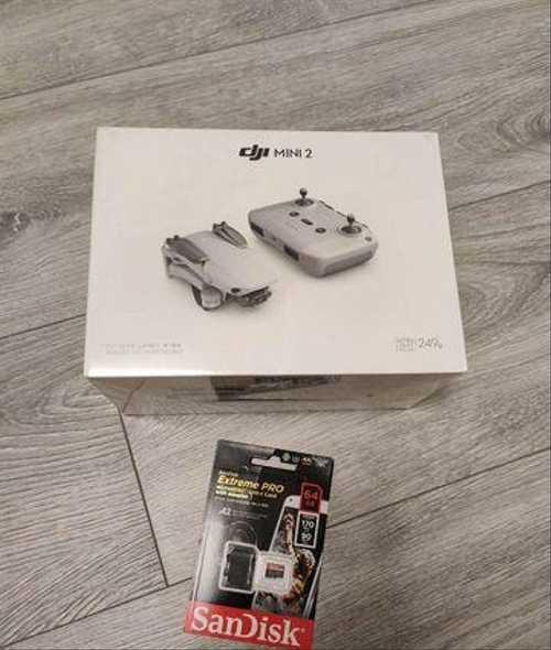 Dji mavic mini 2 fly more combo с картой памяти