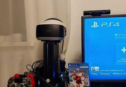 Комплект PS4 Pro + VR гарнитура + Игры