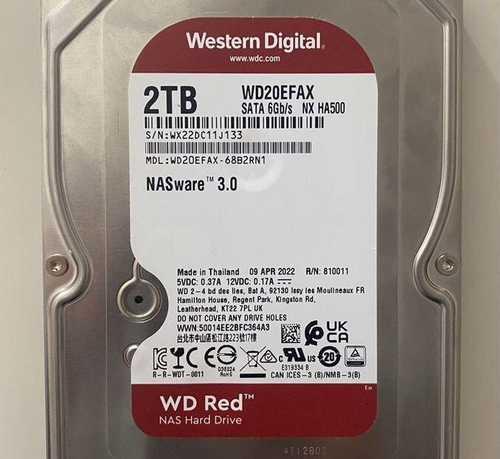 Внутренний жесткий диск 3,5 - 1 тб WD Red