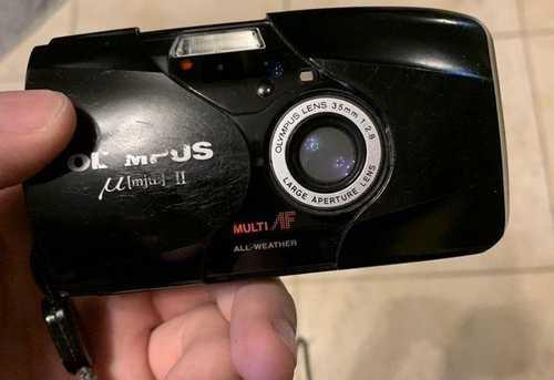 Плёночный фотоаппарат Olympus Mju 2 (чёрный)