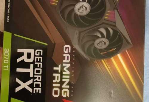 Видеокарта geforce rtx 3070 ti gaming x trio, 8gb