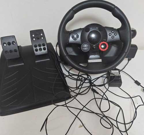 Игровой руль logitech driving force gt