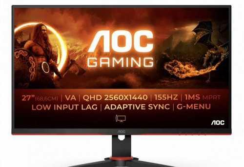 27 Монитор AOC Q27G2E Black 144Hz 2560x1440 VA