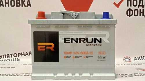 Аккумулятор Enrun 60 Ah 600 A для Niva Legend