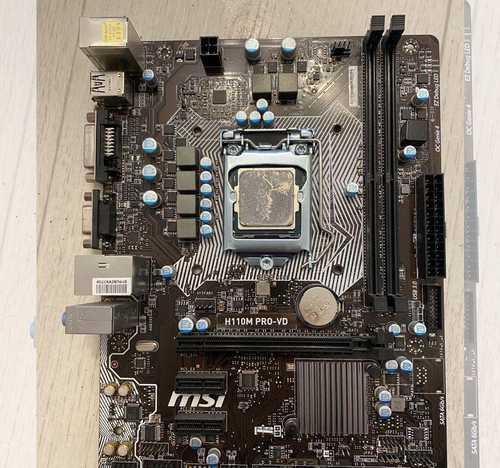 Материнская плата MSI H110M PRO-VD (M-ATX)