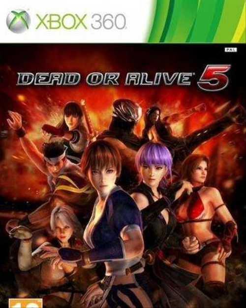 Dead or Alive 5 (Xbox 360, англ, бу)
