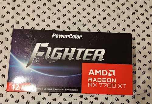 Новая видеокарта AMD RX 7700XT PowerColor 12 GB