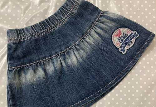 Юбка джинсовая 92 размер (1-2 года) Gloria Jeans