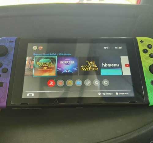 Nintendo switch rev 2 прошитая 128gb