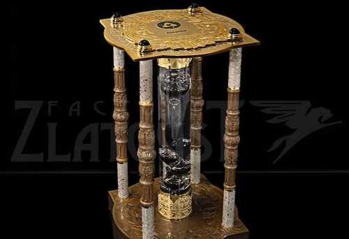 Термометр Галилея подарочный золотой с гравировкой