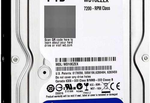 Жёсткий диск 1Tb sata-III WD Caviar Blue (WD10ezex
