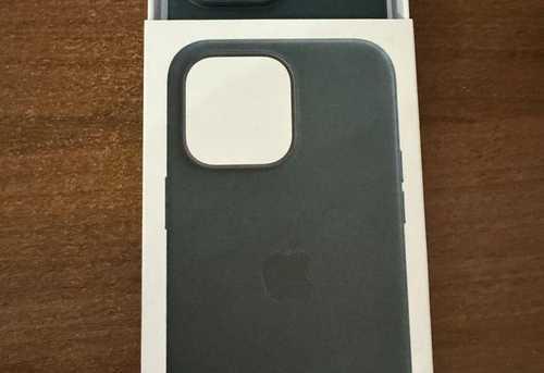Чехол Apple iPhone 14 Pro Max, зелёный лес (Новый)