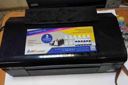 Цветной принтер формата а4 Epson c110 с снпч