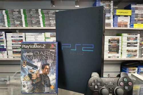 Sony PS2 Fat + Syphon Filter Dark Mirror