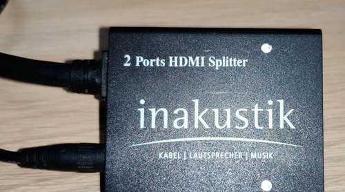 Hdmi разветвитель (сплиттер) Inakustik