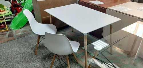 Кухонный стол прямоугольный и стулья (новые)