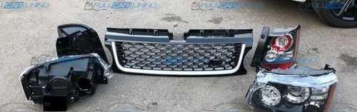 Range Rover Sport оптика фары фонари решетки