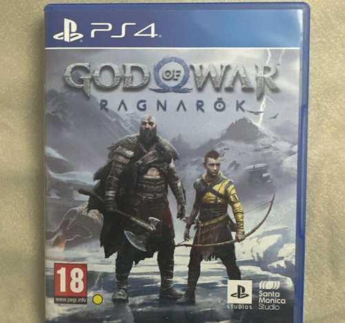 God of war ragnarok ps4 диск на русском