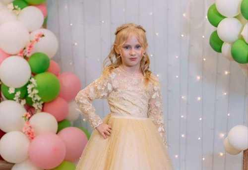 Платье на девочку нарядное 5-7 лет