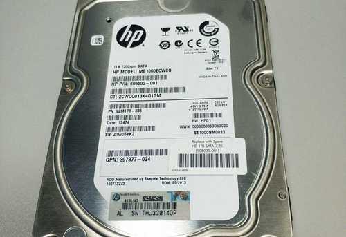 1 Tb 7200 SATA HDD HP 731690-001