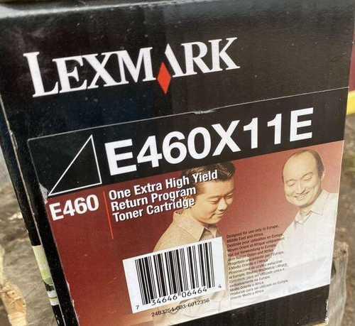 Картридж lexmark E460 новый Е460X11E
