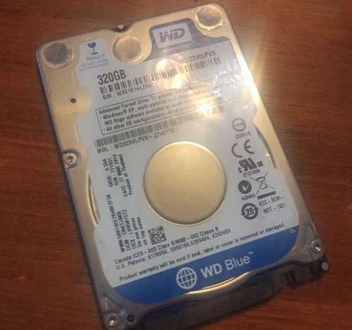 Жёсткий диск 2.5" SATA 320Gb