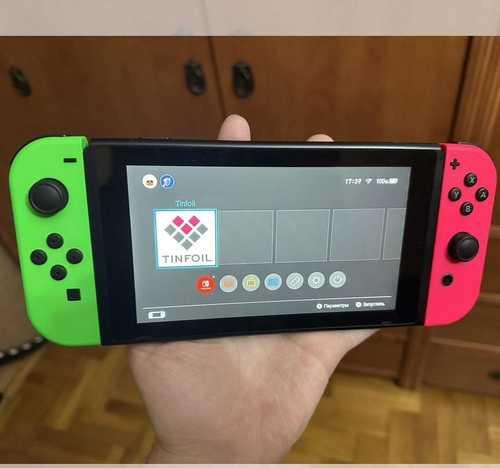 Nintendo switch прошитый (tinfoil)