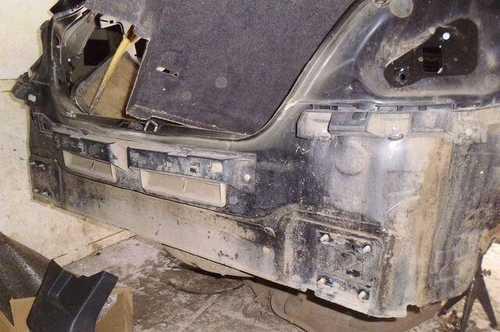 Задняя панель с полом багажника Opel Astra H Опель