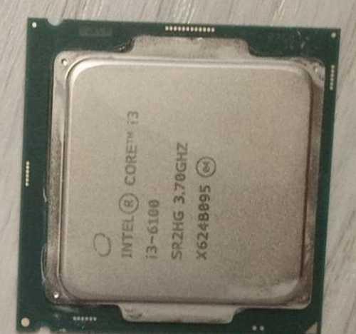 Процессор intel core i3 6100