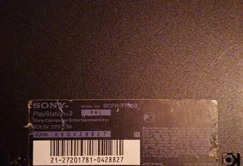 Sony playstation 2 PS2 slim на запчасти