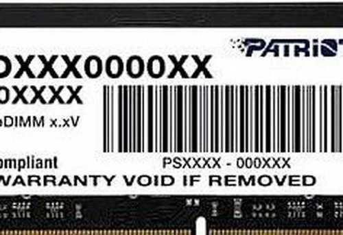 4Gb DDR4 2666MHz Patriot Signature SO-dimm (PSD44G