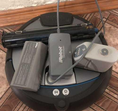 Робот пылесос моющий бу irobot scooba