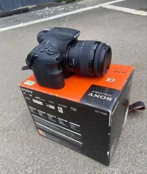 Зеркальный фотоаппарат sony SLT-a58