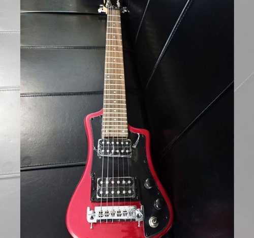 Hofner Shorty Deluxe Red Metallic