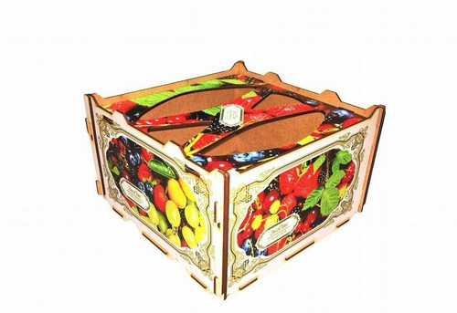 Новый Ящик деревянный для хранения ягод и фруктов