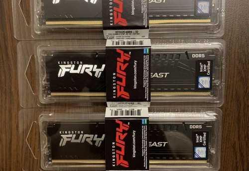 Kingston fury Beast Black KF552C40BB-32 32 гб