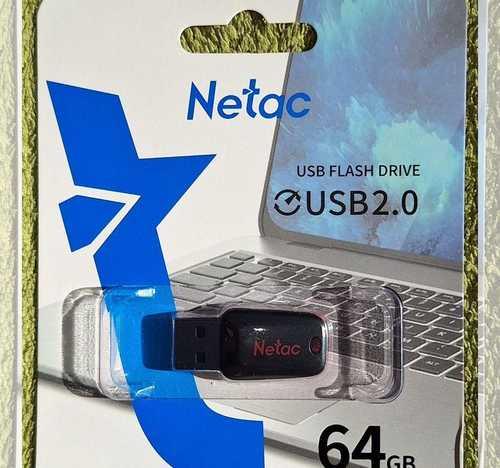 Usb флешка Netac 64 gb (новая)