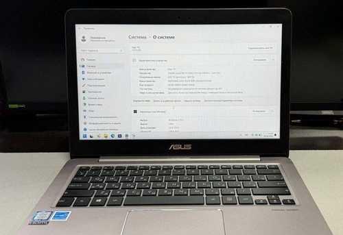 13.3" ASUS ZenBook U310U, 128 ГБ, Core i3-7100U, RAM 8 ГБ, Intel HD Graphics 620